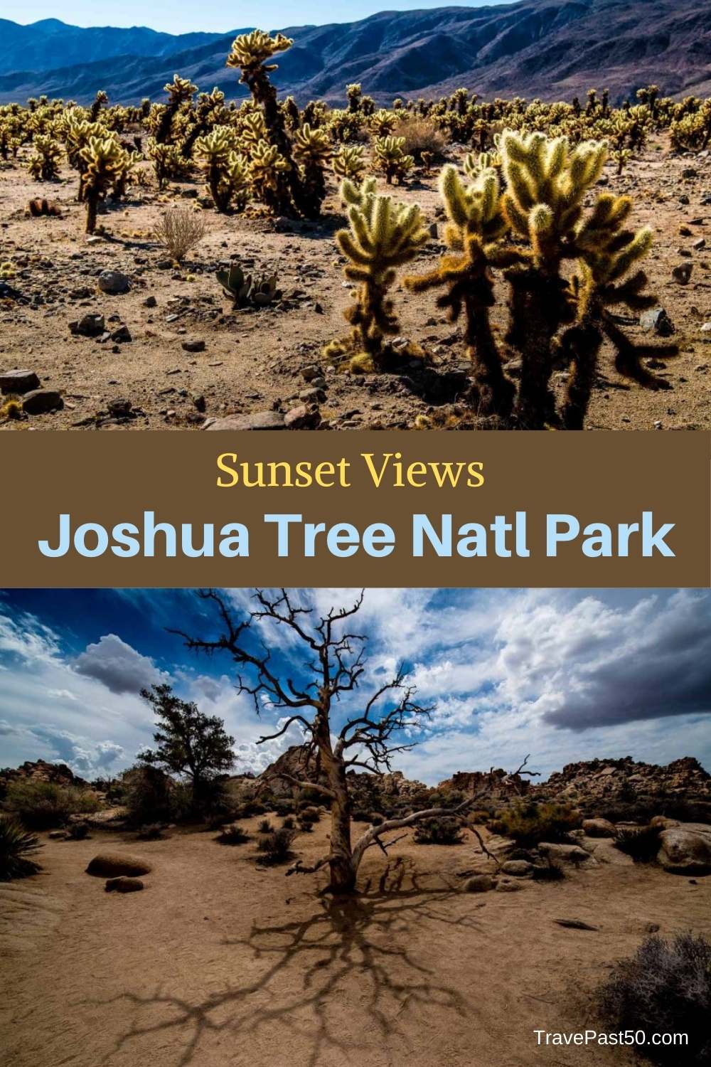 Desert Sunset, Keys View, Joshua Tree, California - Travel Past 50